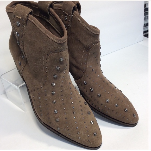 Sam Edelman | Shoes | Nwt Sam Edelman Brian Western Brown Suede Leather ...